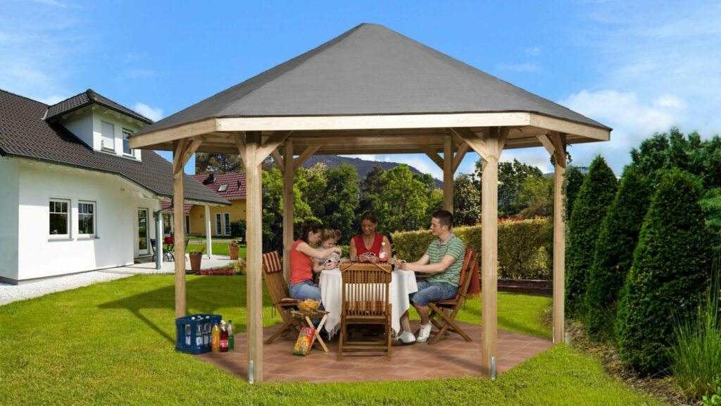 Hatszögletű kerti pavilon 656