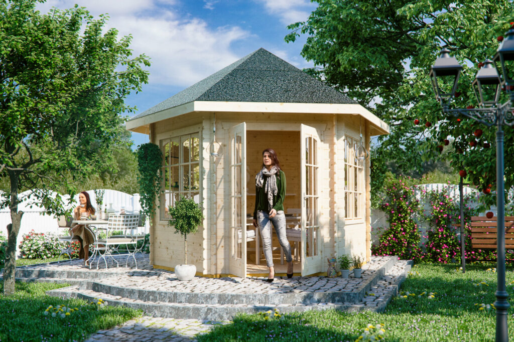 Kerti pavilon hatszögletű Madeira2